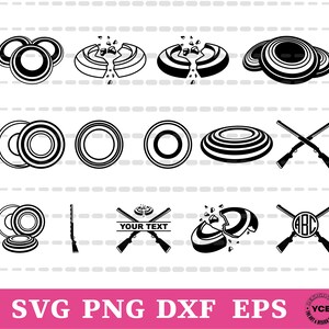 Clay Target SVG, Clay Target Vector, Silhouette, Cricut File, Clipart ...
