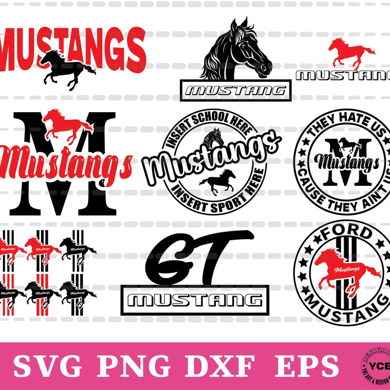 Mustang Svg - Etsy