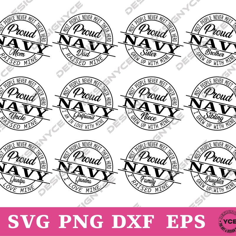Navy Svg - Etsy