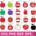 Apple SVG Bundle: Vector Clipart, Cuttable Design (digital Download) - Etsy