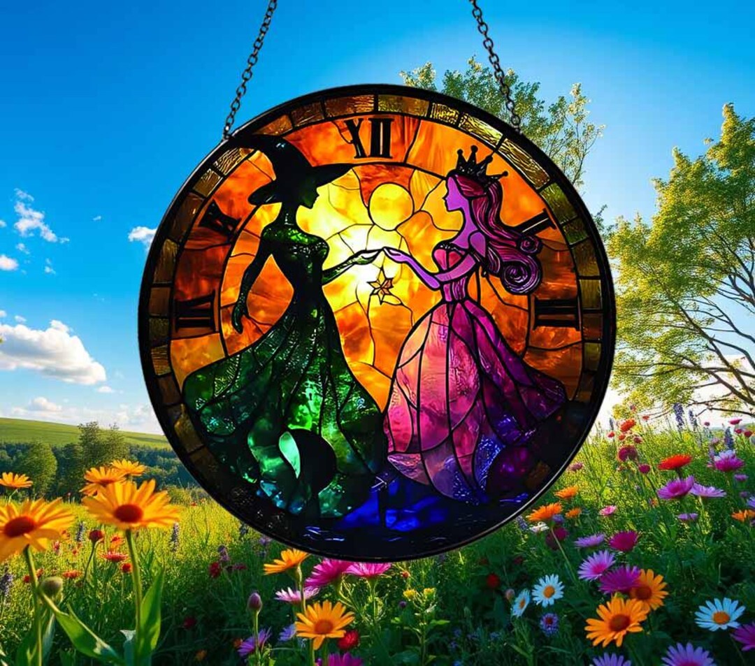 Wicked Musical Elphaba & Glinda Besties Suncatcher – Witches of Oz ...