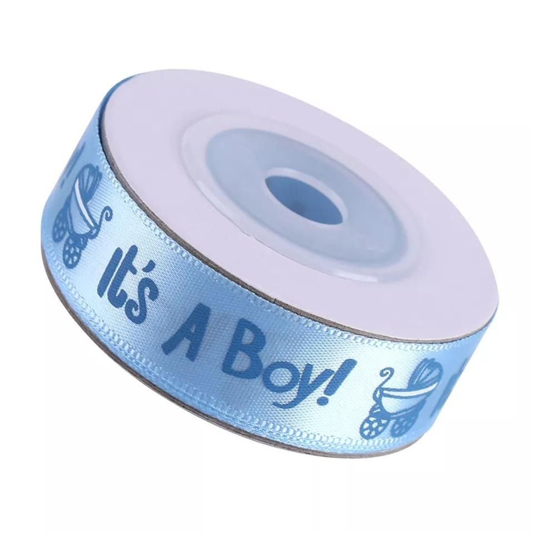 EOM 10yards/roll Baby Shower Christening Its A Boy Girl Craft Gift ...
