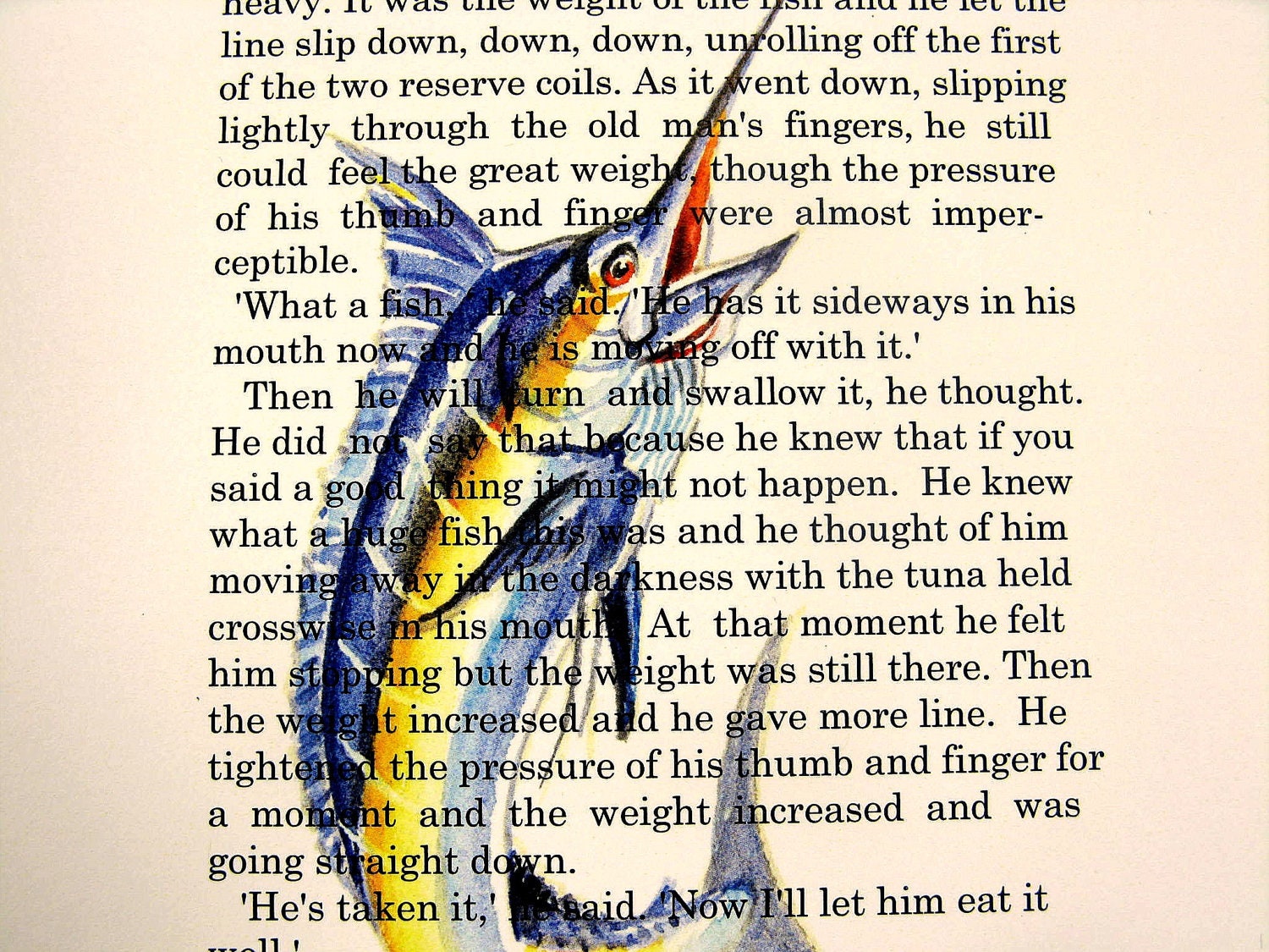 Ernest Hemingway Fishing Marlin