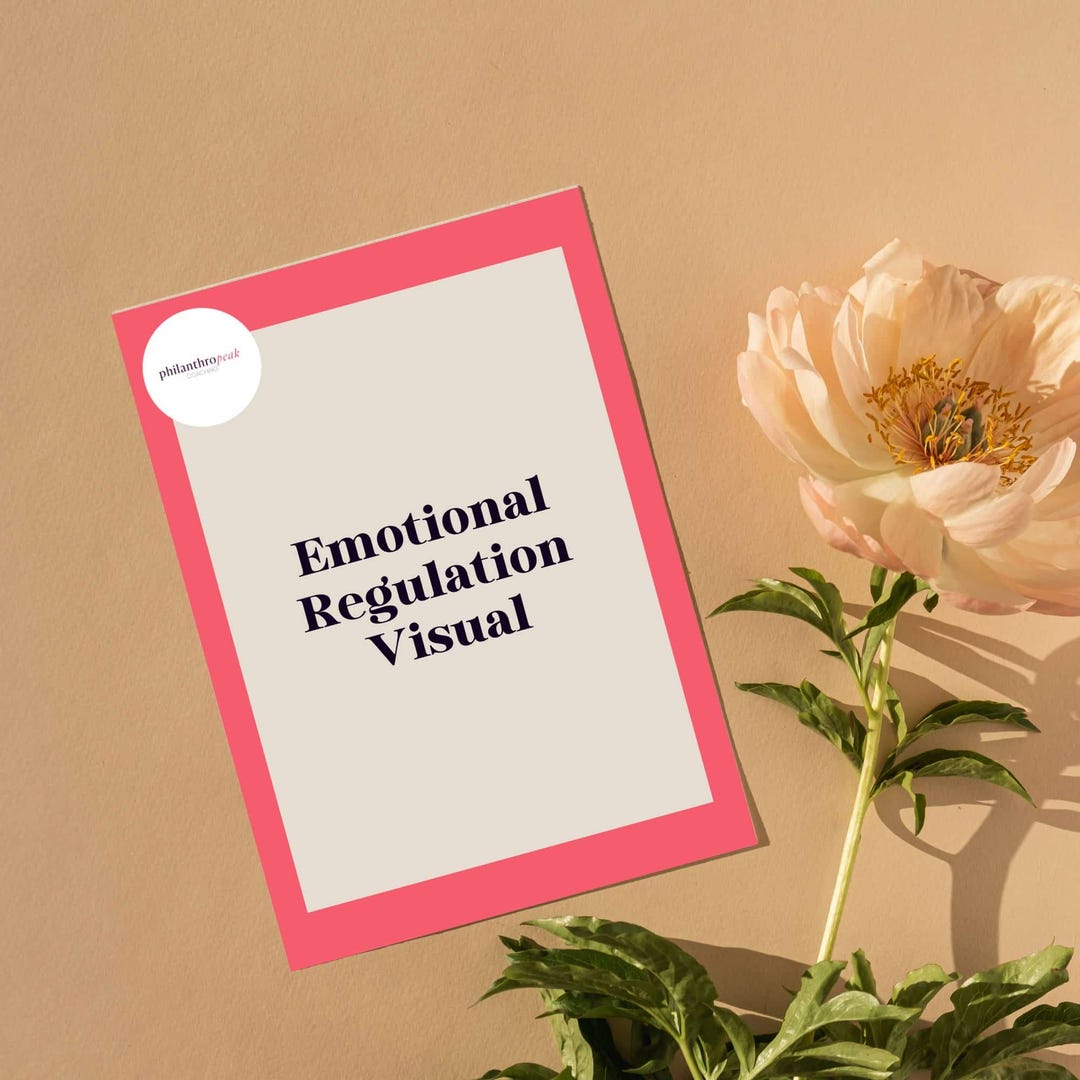 Emotional Regulation Visual: Enhance Emotional Well-being and Self ...