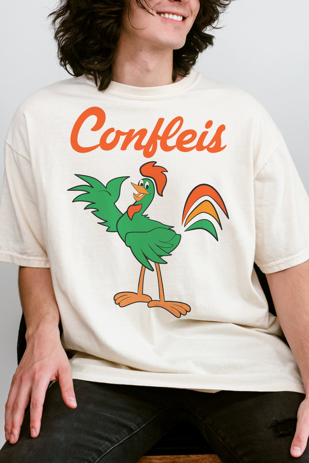 Confleis T Shirt Fun Corn Flakes Parody for Cereal Lovers - Etsy