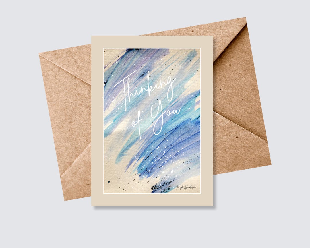 Thinking of You Note Card, Printable Sympathy Card, With Sympathy ...