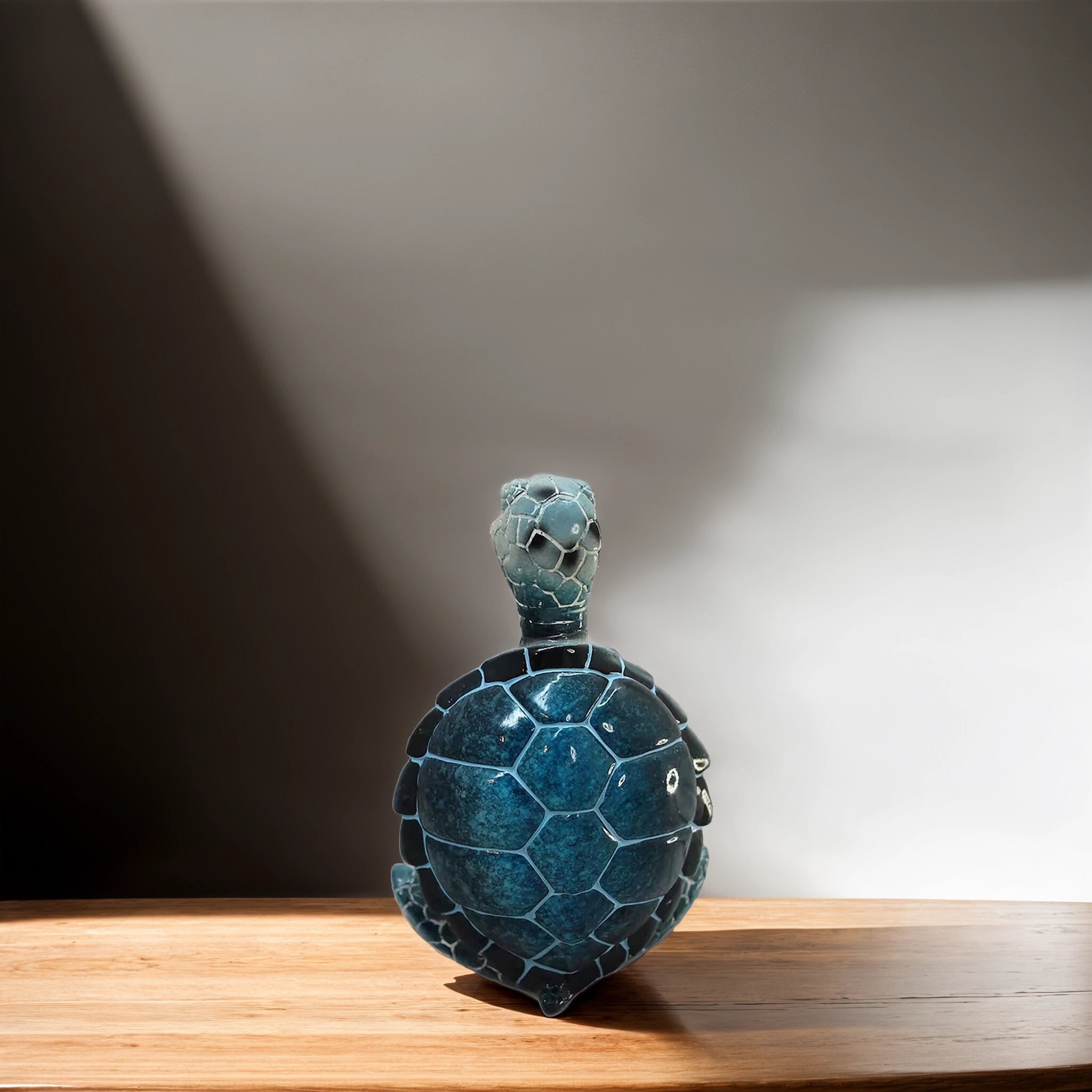 Zen Meditating Turtle Statue - Calming Anti-anxiety Sea Turtle Decor ...