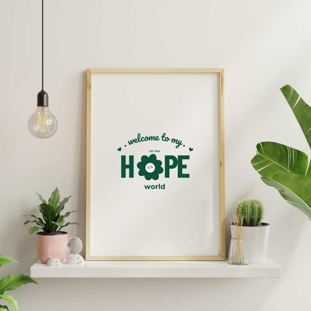 Hope World Digital Poster, Jhope Album Cover Poster, Flower Printable ...