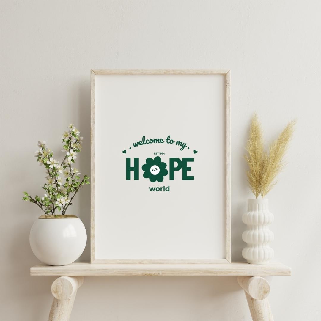 Hope World Digital Poster, Jhope Album Cover Poster, Flower Printable ...