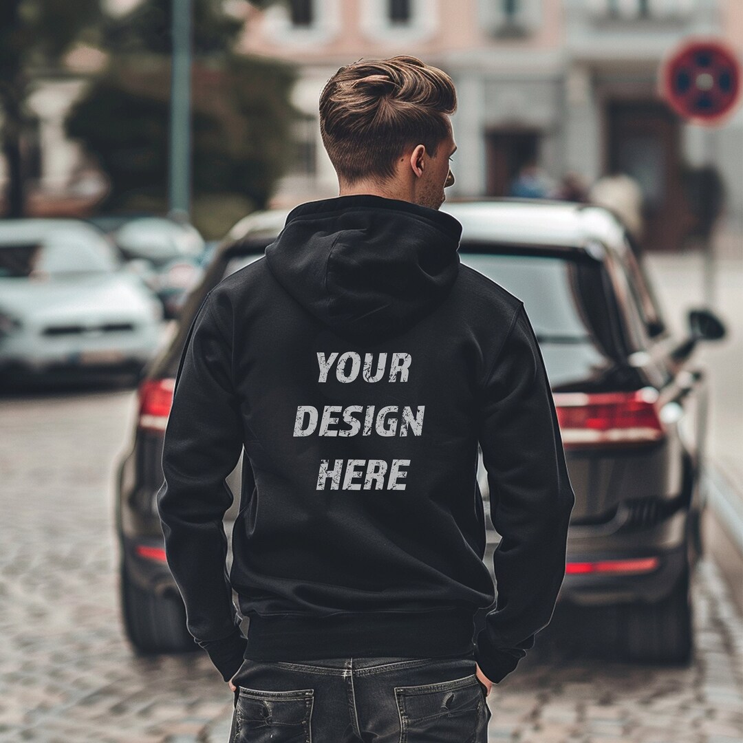 Giland 18500 Mockup in Washed Light Grey Mens Mockup Print on Demand ...