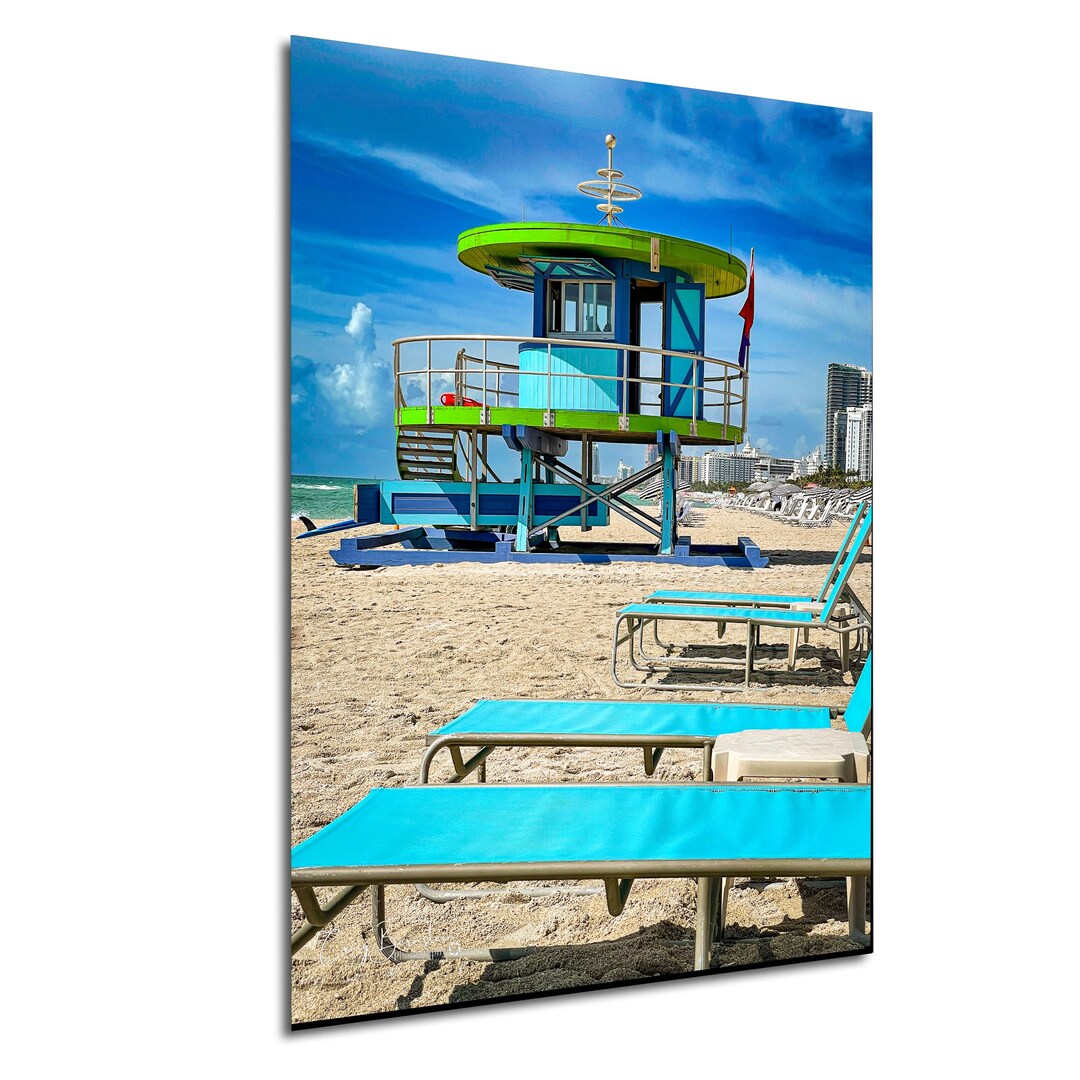 Miami Lifeguard Stand, Florida Photography, Beach Photo: Landscape ...