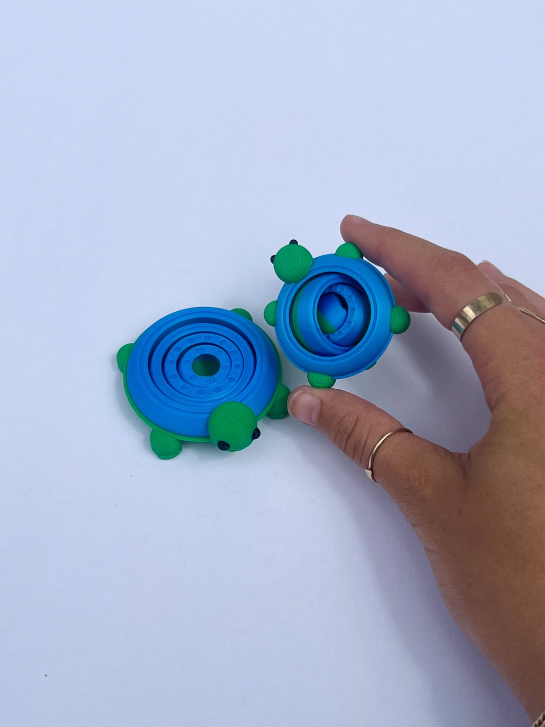 Spinpets - 3D Printed Turtle Fidget Toy - Etsy