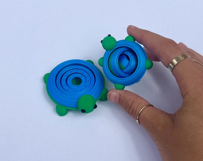 Spinpets - 3D Printed Turtle Fidget Toy - Etsy