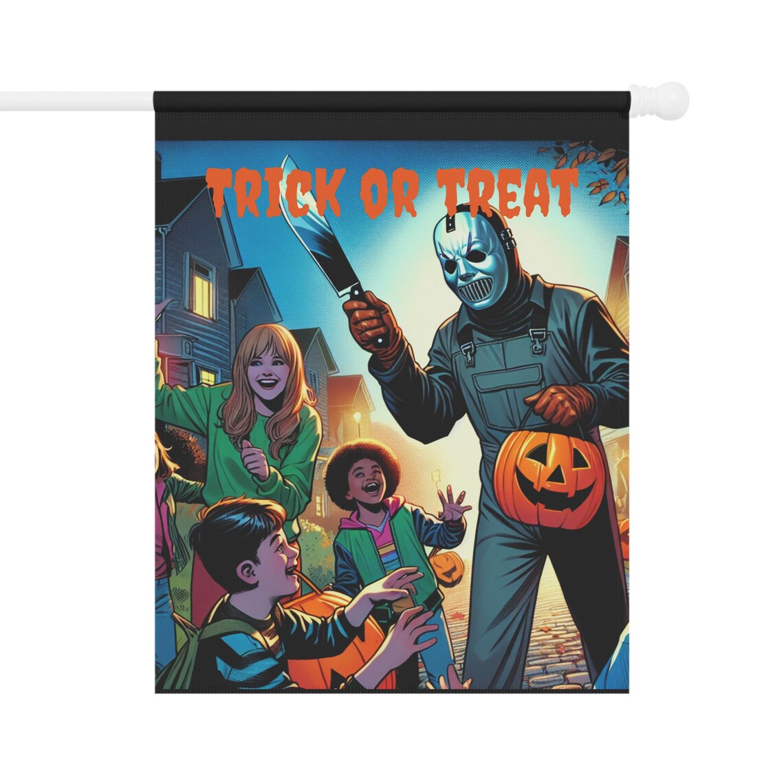 Halloween Trick or Treat Horror Slasher Garden & House Banner - Etsy