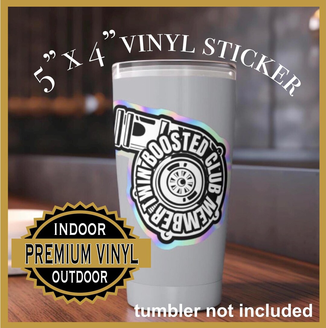 Twin Turbo Boosted Club Member Sticker - Etsy
