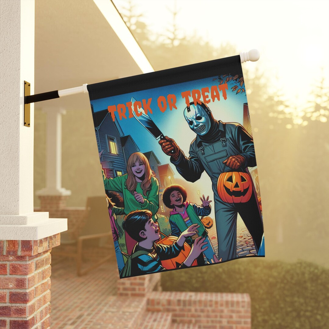 Halloween Trick or Treat Horror Slasher Garden & House Banner - Etsy