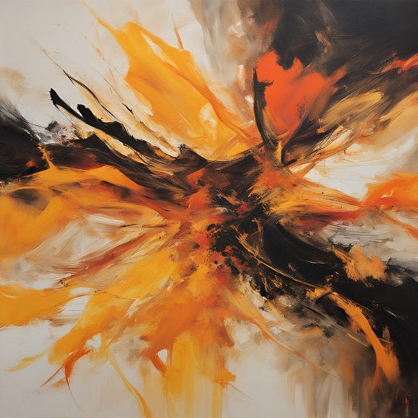 Warm Color Wall Art - Etsy
