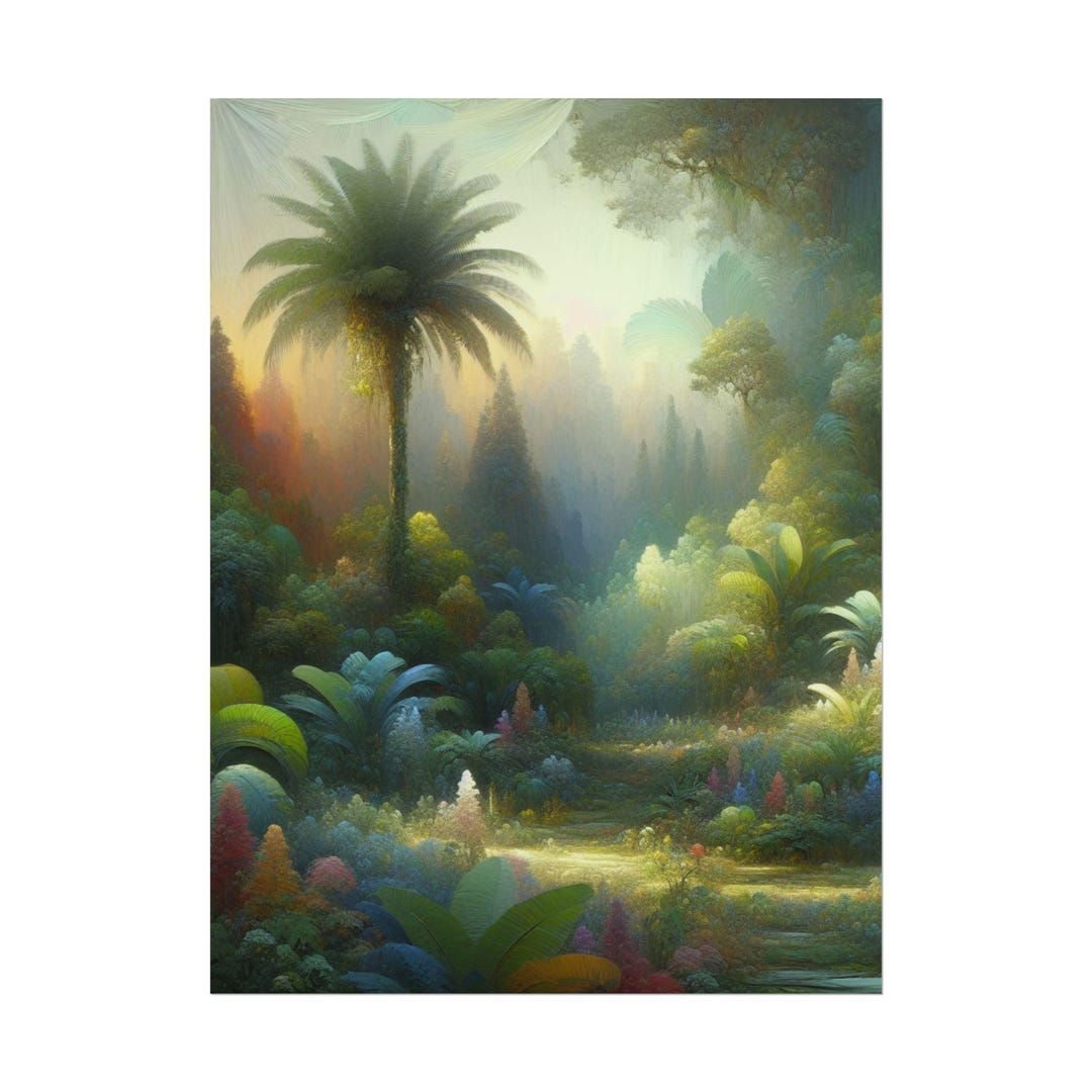 Jungle Meadow Poster - Etsy