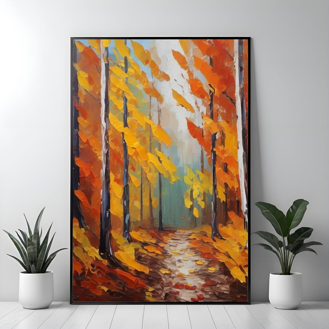 Autumn Forest Path Poster - Etsy