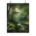 Forest Stream Poster - Etsy