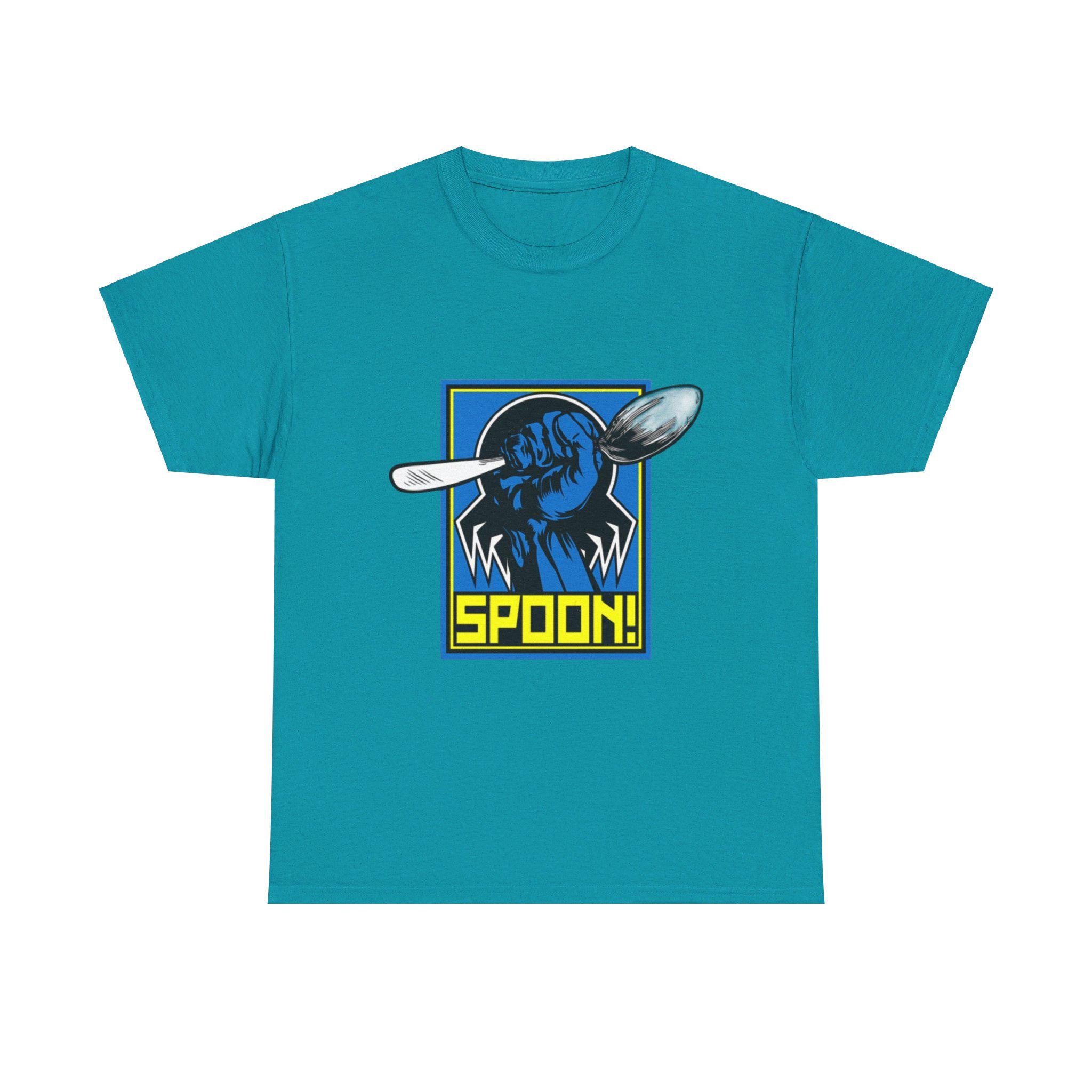 Funny Superhero Shirt | the Tick Cartoon | Spoon! Battle Cry Graphic ...