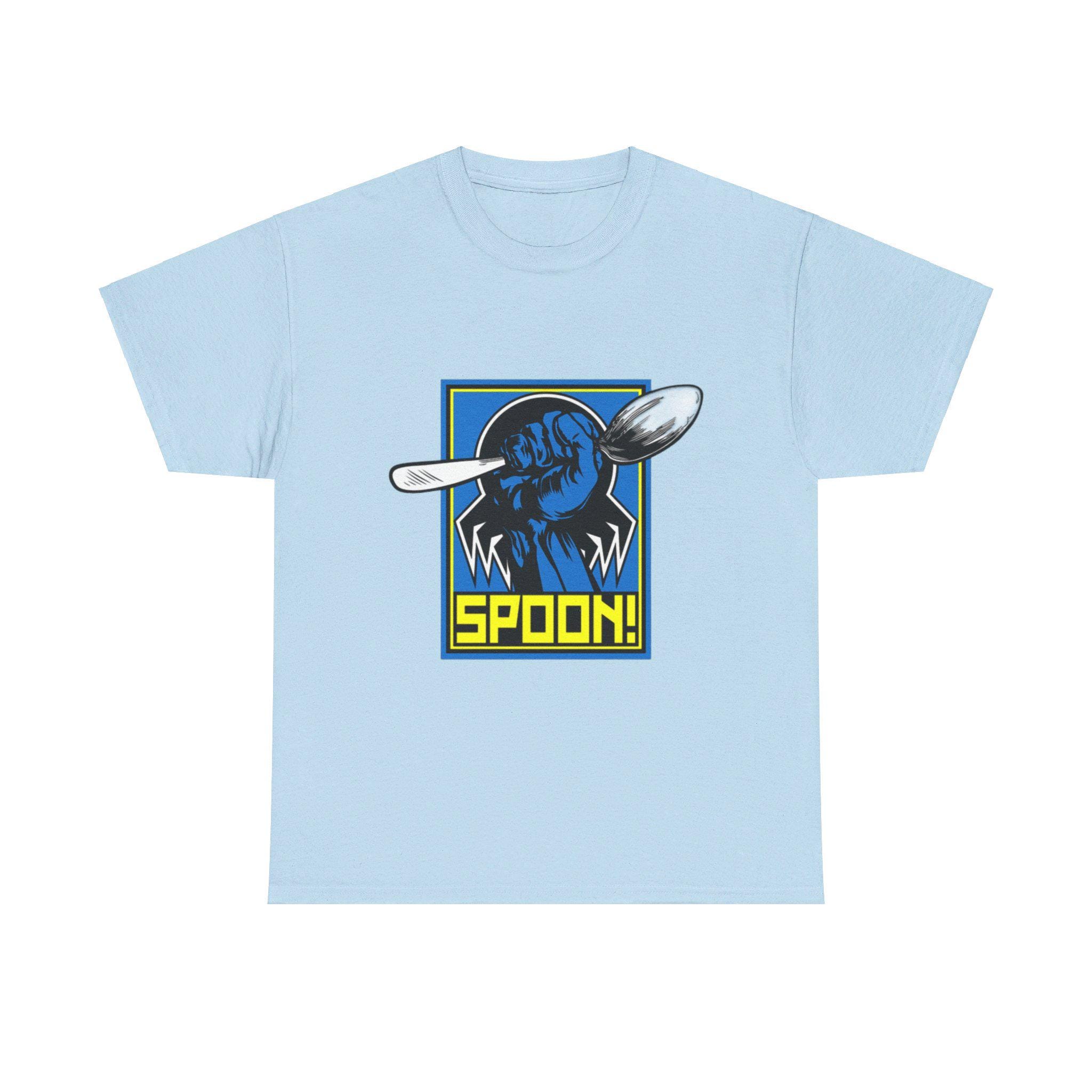 Funny Superhero Shirt | the Tick Cartoon | Spoon! Battle Cry Graphic ...
