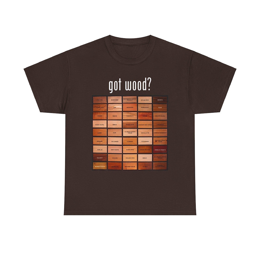 Funny Men's T-shirt | Got Wood? | Lumber and Woodworking Graphic Tee - Etsy