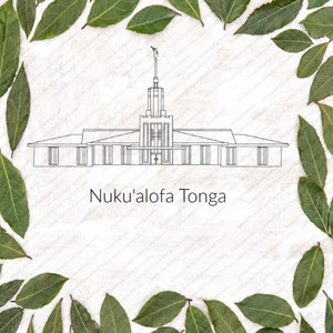 Nuku'alofa Tonga LDS Temple SVG File-digital Download - Etsy