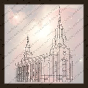 Layton Utah (side View) SVG Temple Drawing File- Digital Download ...