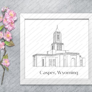 Casper, Wyoming LDS Temple SVG File-digital Download - Etsy Australia