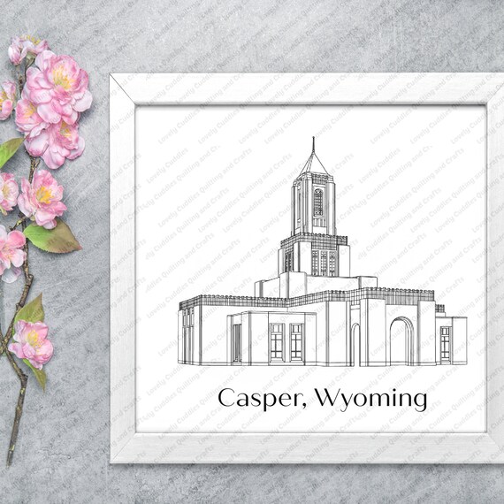 Casper Wyoming LDS Temple SVG File-digital Download - Etsy