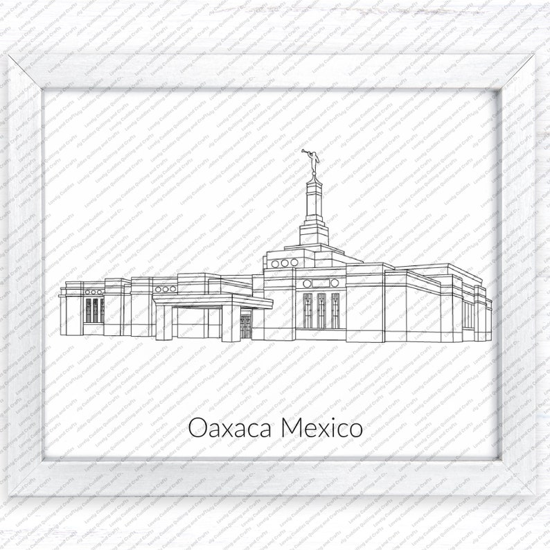 Oaxaca Mexico LDS Temple SVG File-digital Download - Etsy
