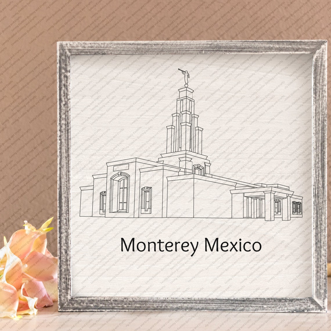 Monterey Mexico LDS Temple SVG File-digital Download - Etsy