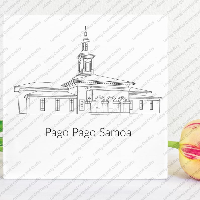 Pago Pago American Samoa LDS Temple SVG File-digital Download - Etsy