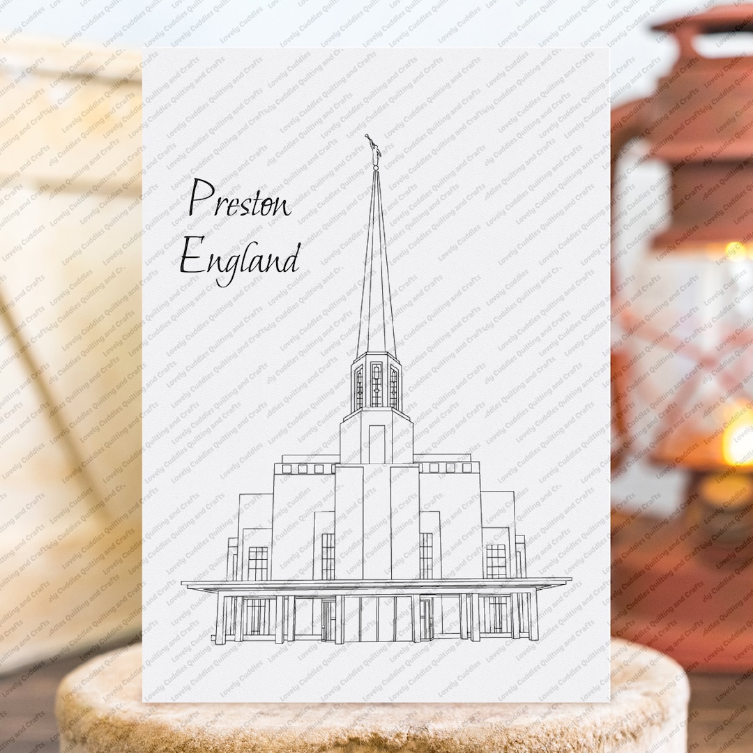 Preston England LDS Temple SVG File-digital Download - Etsy