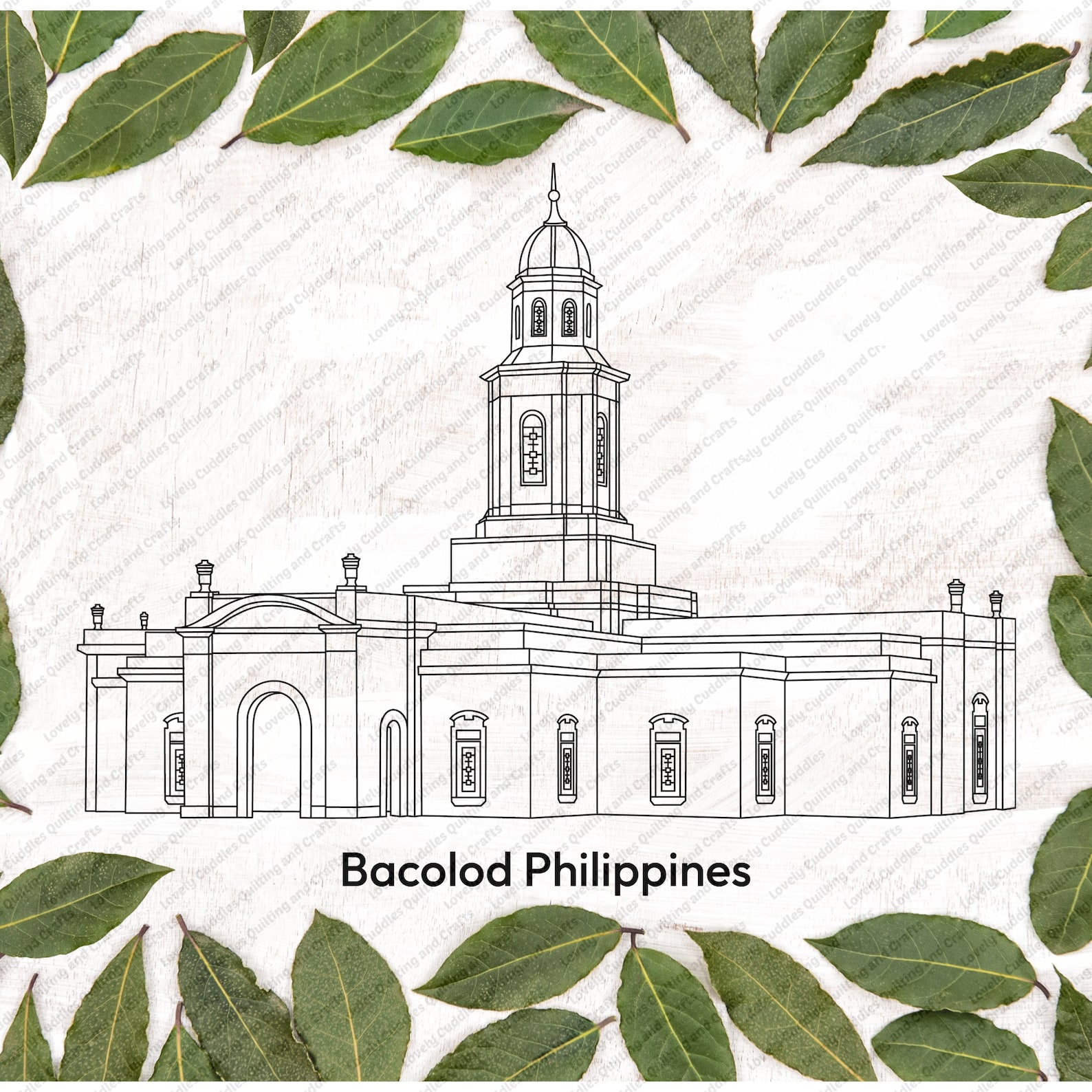 Bacolod Philippines LDS Temple SVG File-digital Download - Etsy