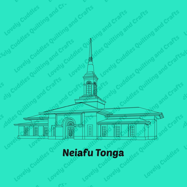 Neiafu Tonga LDS Temple SVG File-digital Download - Etsy