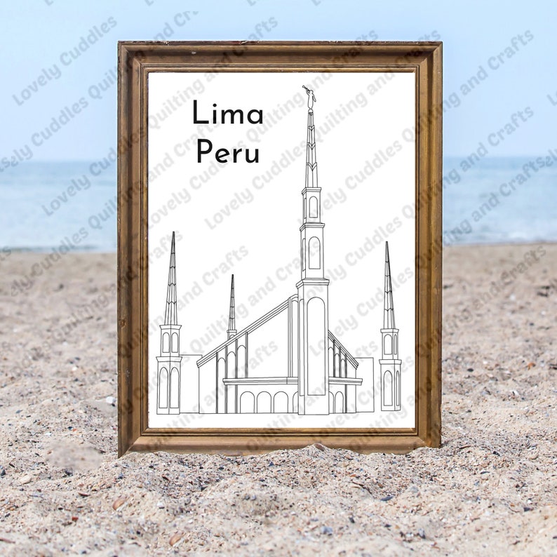 Lima Peru LDS Temple SVG File-digital Download - Etsy