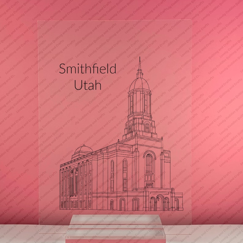 Smithfield Utah LDS Temple SVG File-digital Download - Etsy