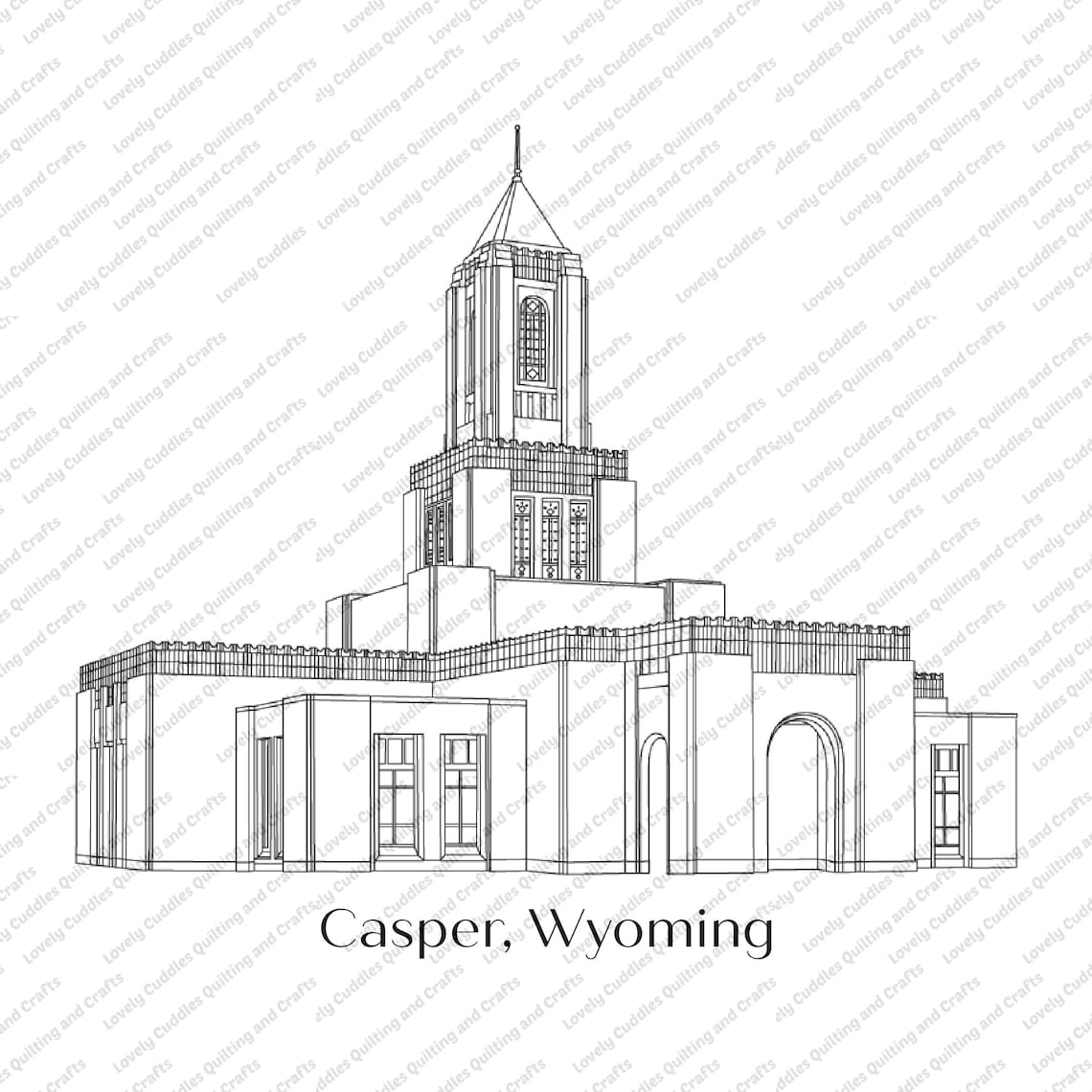 Casper, Wyoming LDS Temple SVG File-digital Download - Etsy