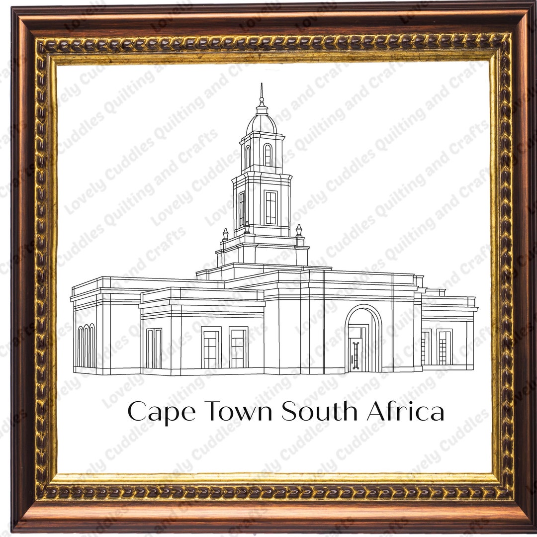 Cape Town South Africa LDS Temple SVG File-digital Download - Etsy