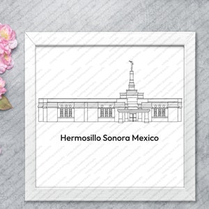Hermosillo Sonora Mexico LDS Temple SVG File-digital Download - Etsy