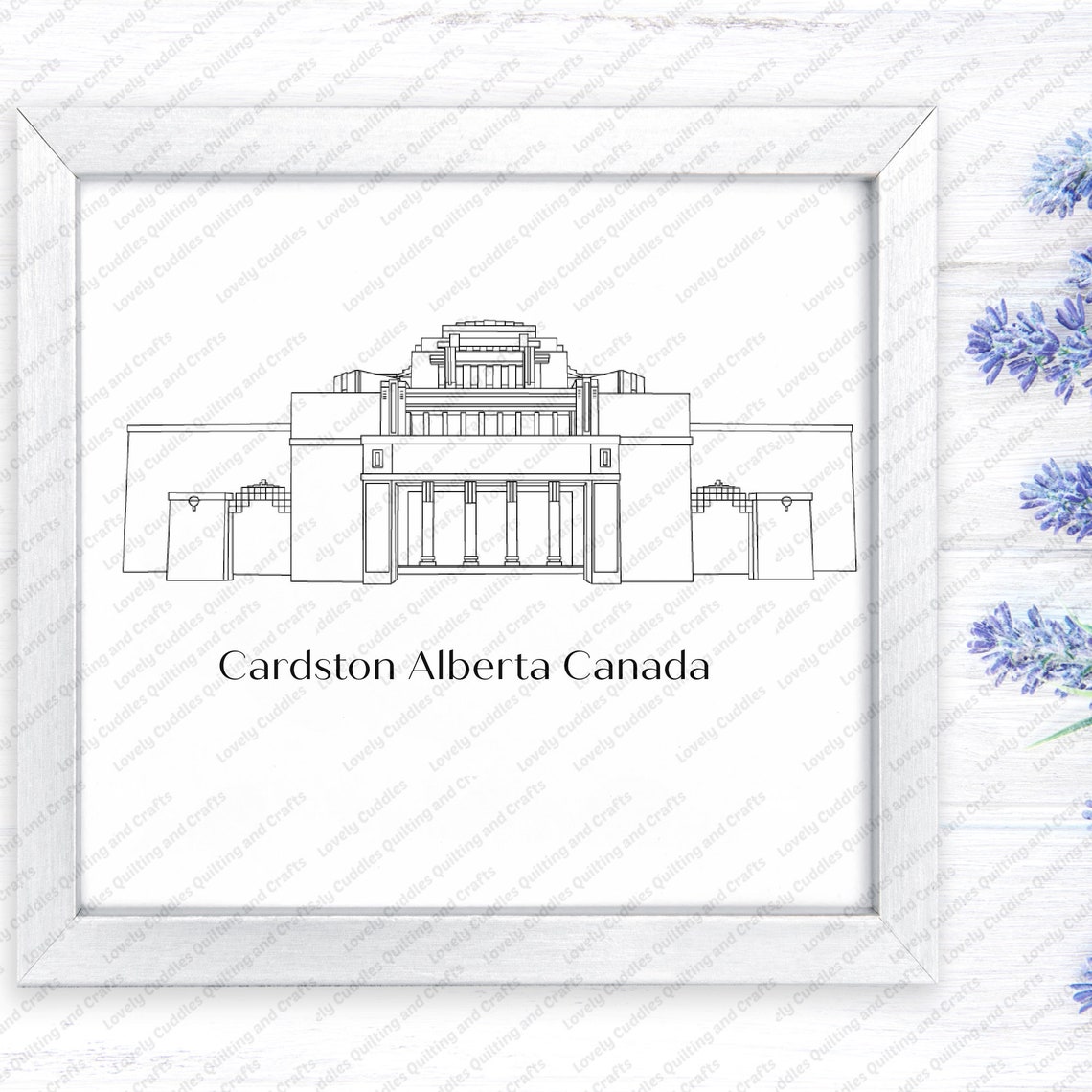 Cardston Alberta Canadalds Temple SVG File-digital Download - Etsy