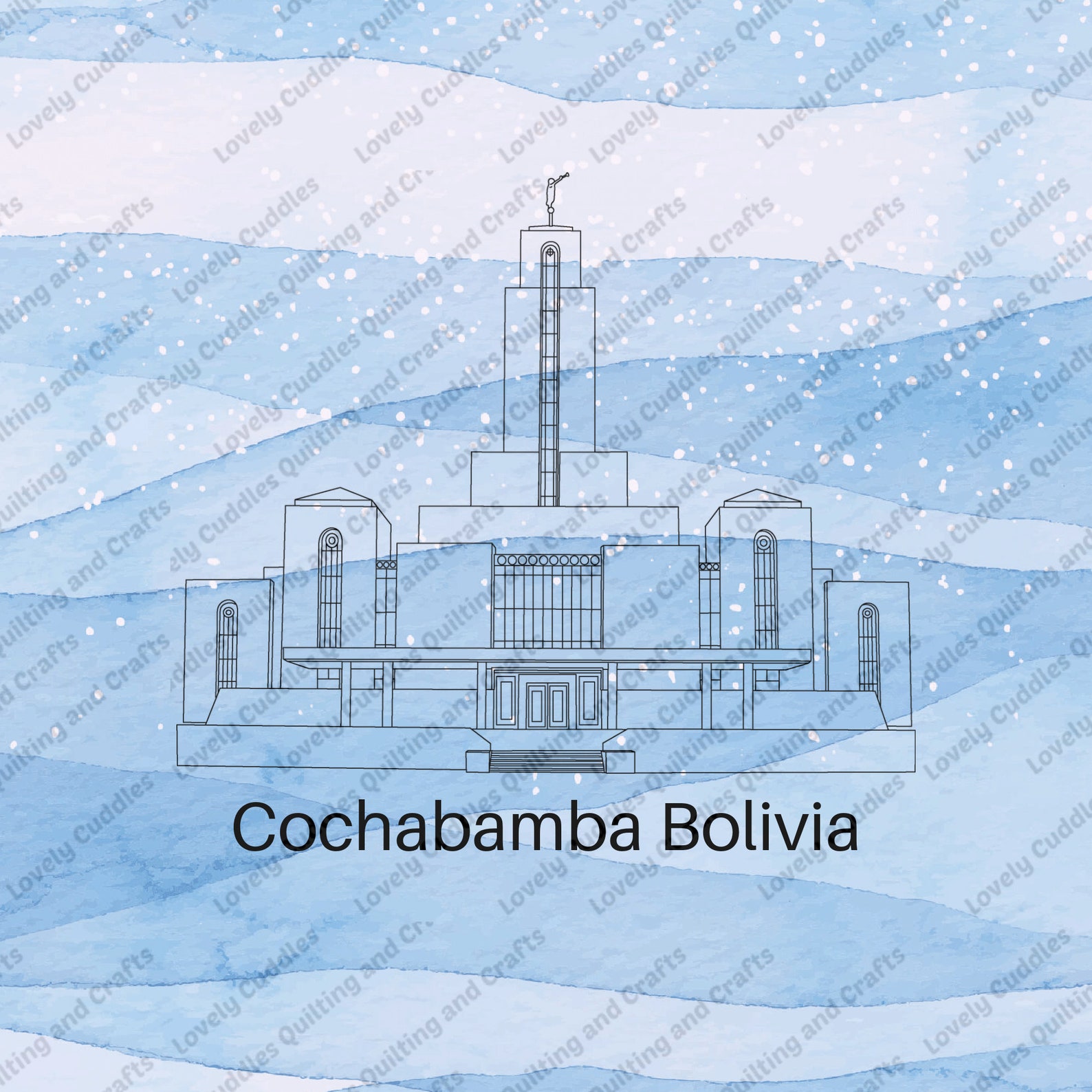 Cochabamba Bolivia LDS Temple SVG File-digital Download - Etsy