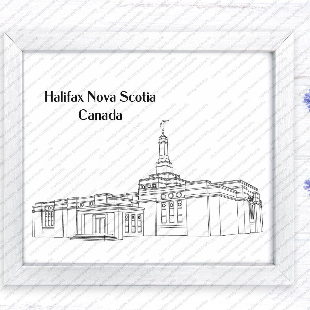 Halifax Nova Scotia Canada LDS Temple SVG File-digital Download - Etsy