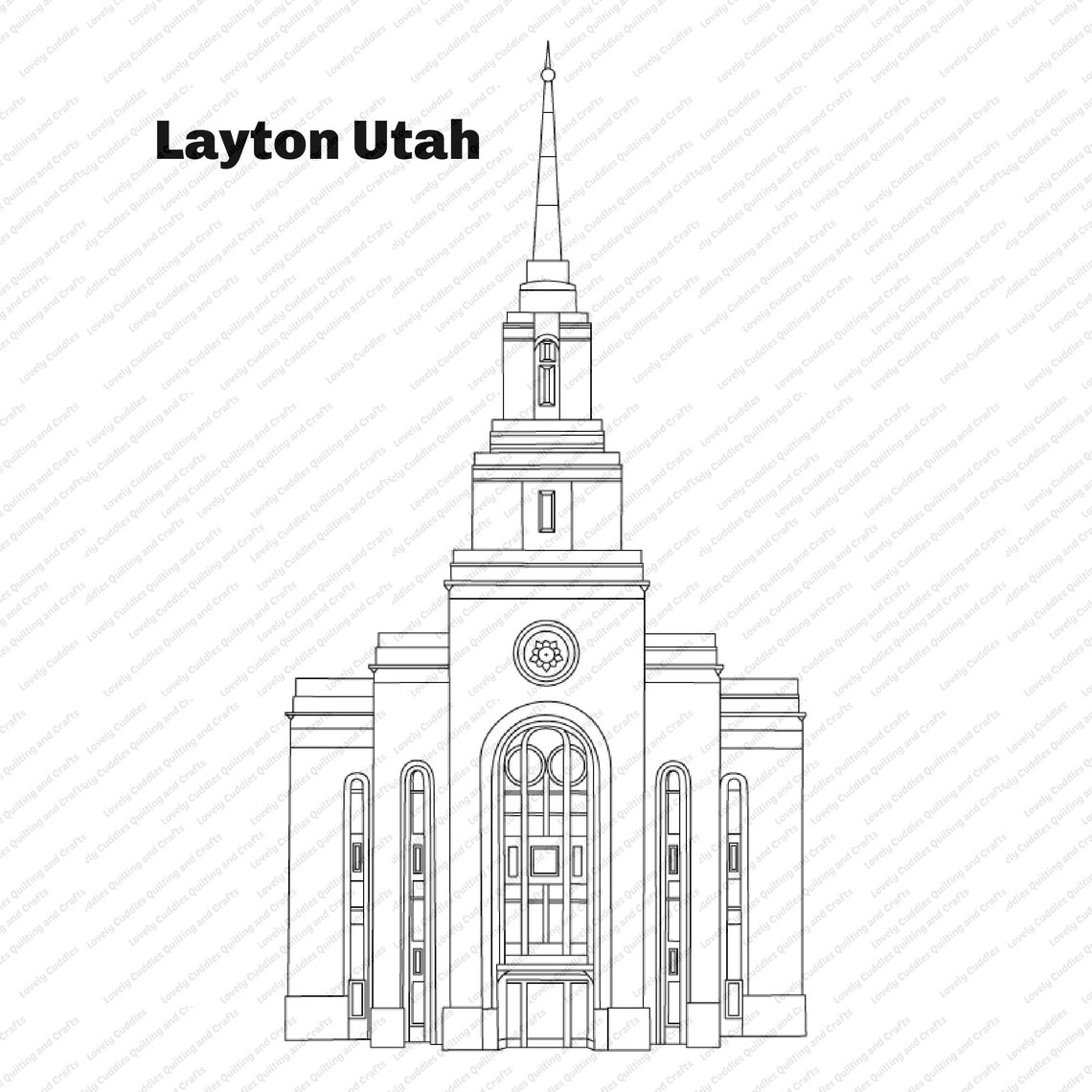 Layton Utah LDS Temple SVG File-digital Download - Etsy
