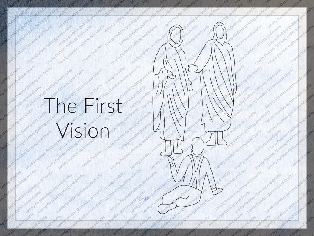 The First Vision of the Church of Jesus Christ of Latter Day Saints SVG ...