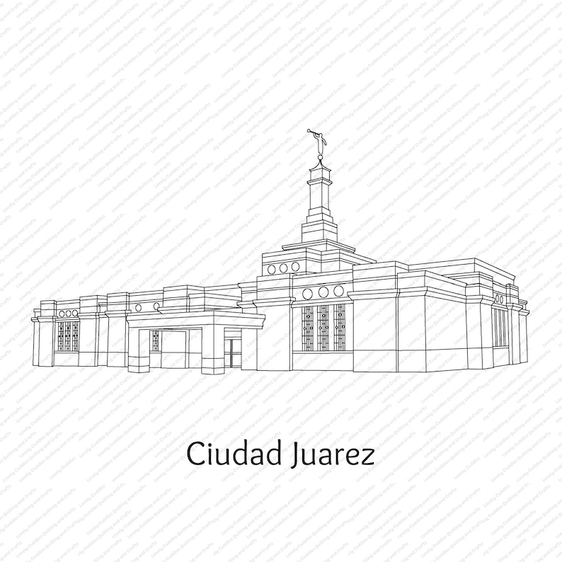 Ciudad Juarez Mexico LDS Temple SVG File-digital Download - Etsy