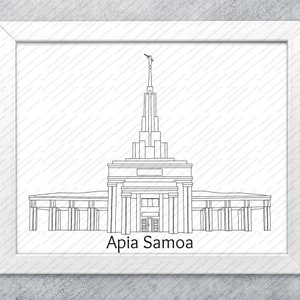 Apia Samoa LDS Temple SVG File-digital Download - Etsy