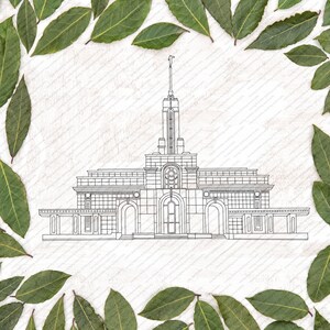 Mount Timanogos LDS Temple SVG File Digital Download - Etsy Canada